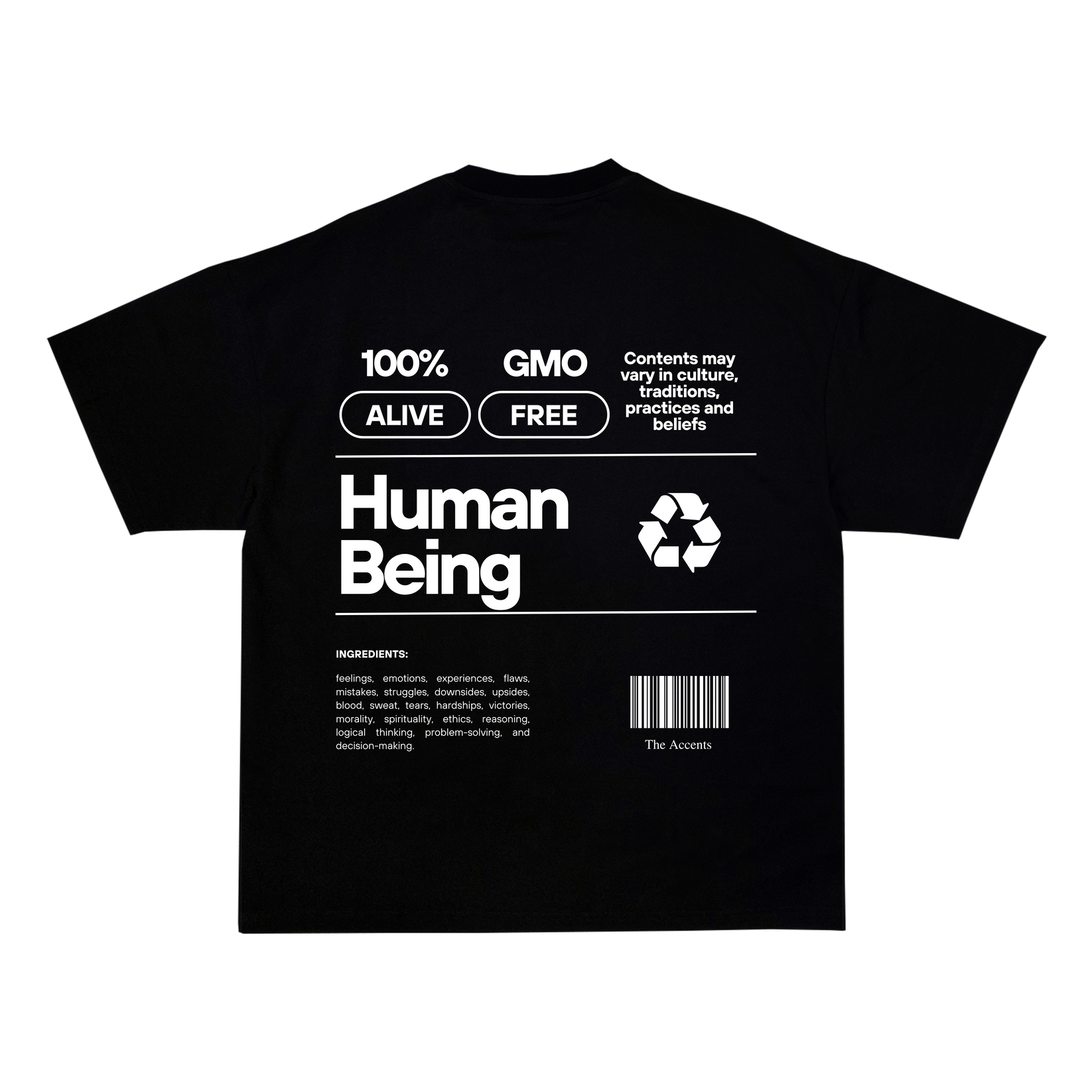 Human Being Tee – THE ACCENTS
